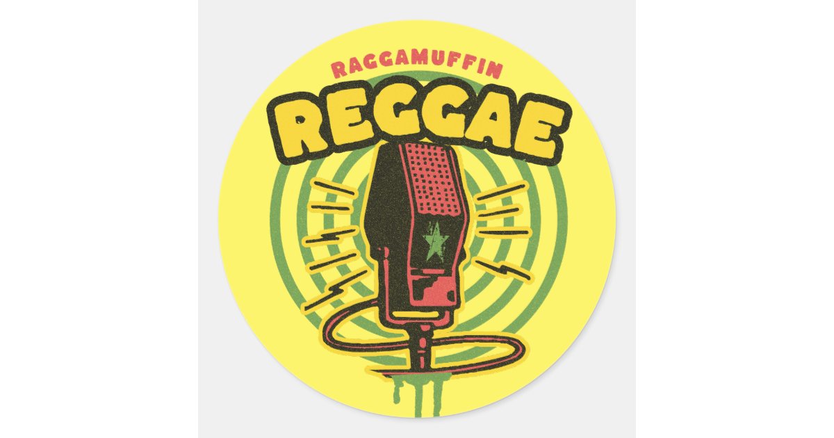 Reggae Music Sticker | Zazzle