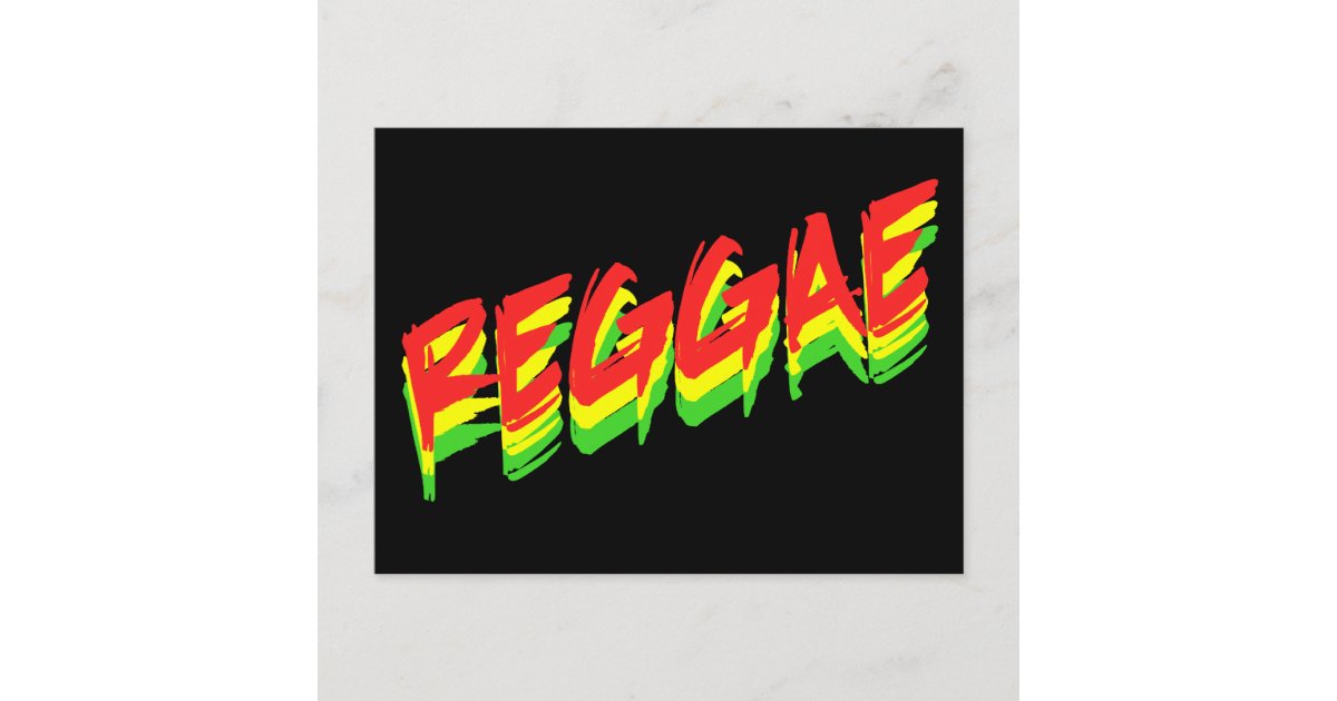 Reggae Postcard | Zazzle