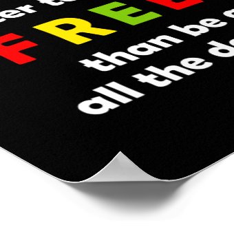 Reggae Quote Poster | Zazzle