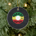 Reggae Vinyl Record Christmas Ornament | Zazzle