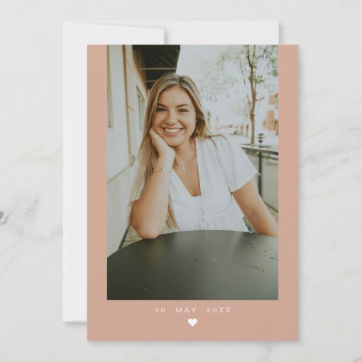 REGINA Rose Gold Glitter She Did It Graduation Invitation | Zazzle