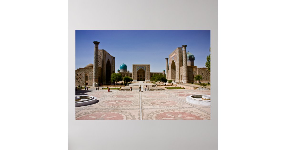 Registan, Samarkand Poster | Zazzle