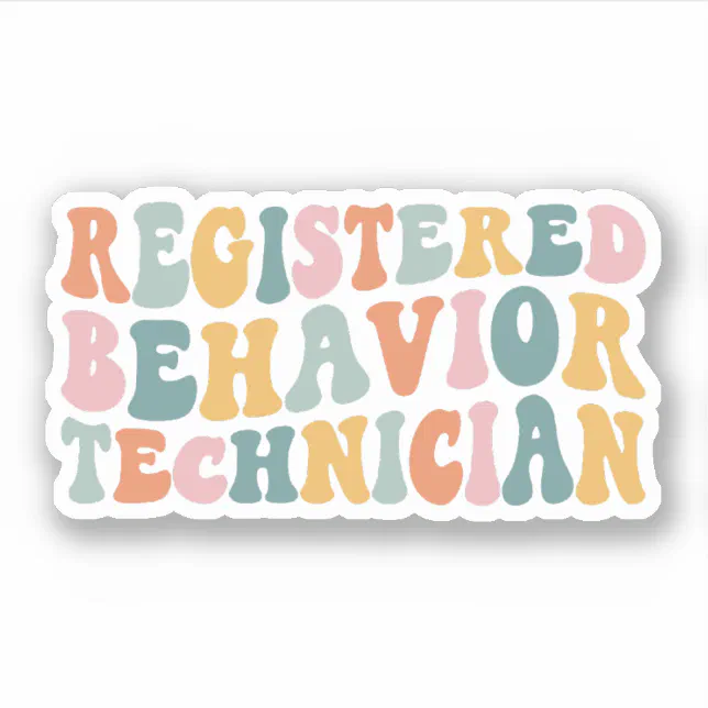 Registered Behavior Technician RBT BCBA ABA Gift Sticker | Zazzle