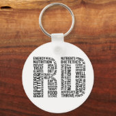 Registered Dietitian RD Keychain | Zazzle