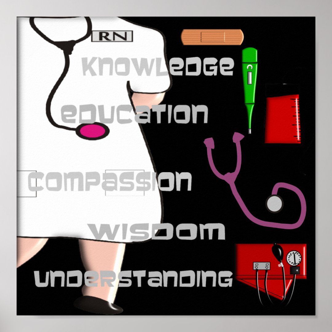 Registered Nurse ARt Poster - | Zazzle