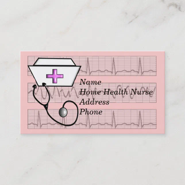 Registered Nurse Business Cards | Zazzle