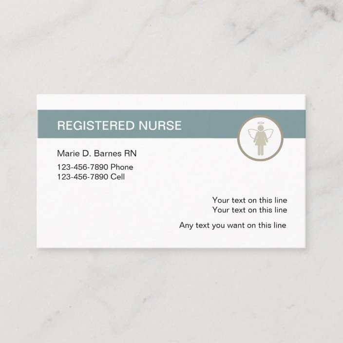Registered Nurse Medical Business Card | Zazzle.com