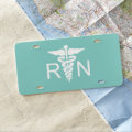 Registered Nurse Medical Theme License Plate | Zazzle