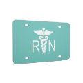 Registered Nurse Medical Theme License Plate | Zazzle