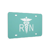 Registered Nurse Medical Theme License Plate | Zazzle