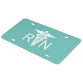 Registered Nurse Medical Theme License Plate | Zazzle