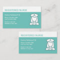 Registered Nurse Professional Business Card | Zazzle