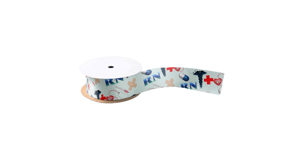 Registered Nurse Satin Ribbon | Zazzle