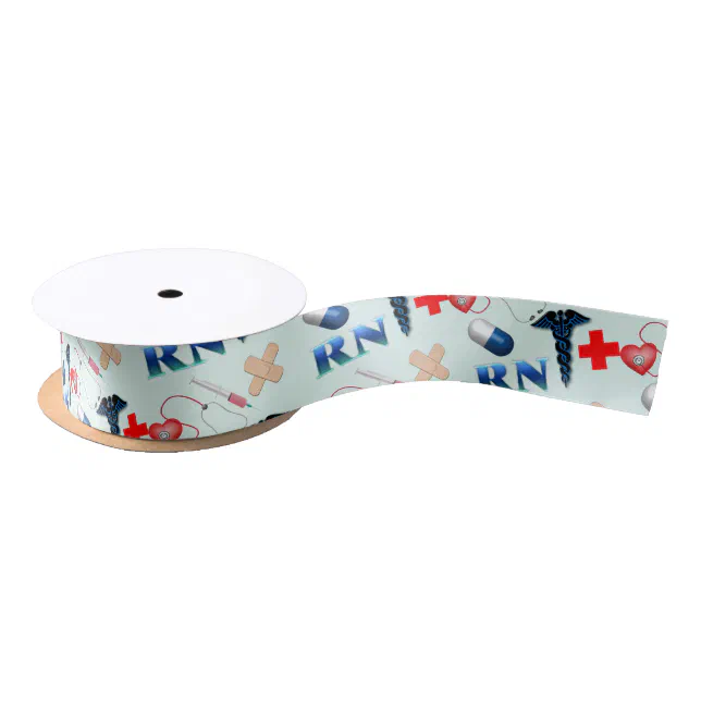Registered Nurse Satin Ribbon | Zazzle