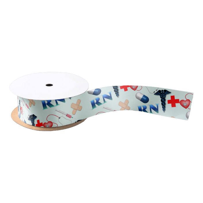 Registered Nurse Satin Ribbon | Zazzle.com