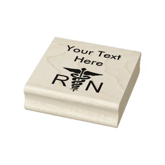 Registered Nurse Symbol Rubber Stamps | Zazzle