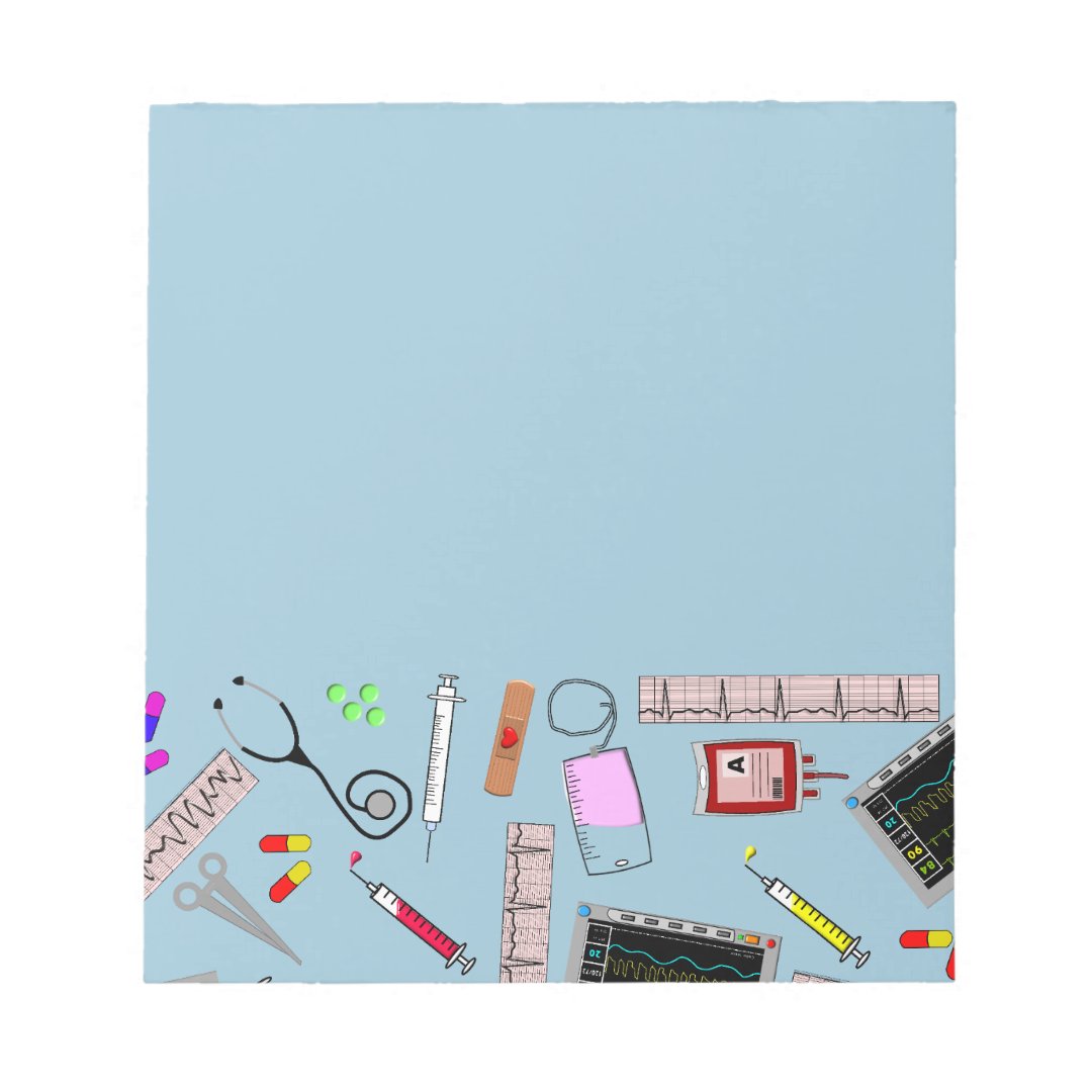Registered Nurse Tools Notepad | Zazzle