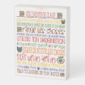 Reglements de Classe, Classroom Rule, French Wooden Box Sign | Zazzle