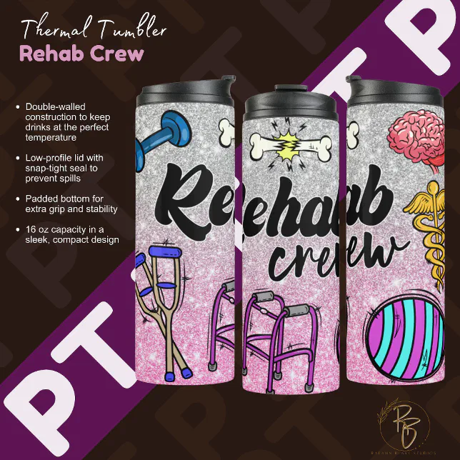 Rehab Crew Thermal Tumbler | Zazzle