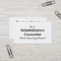 Rehabilitation Counselor Business Card | Zazzle