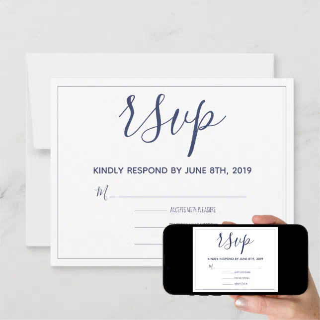 Rehearsal Dinner RSVP Invitation | Zazzle
