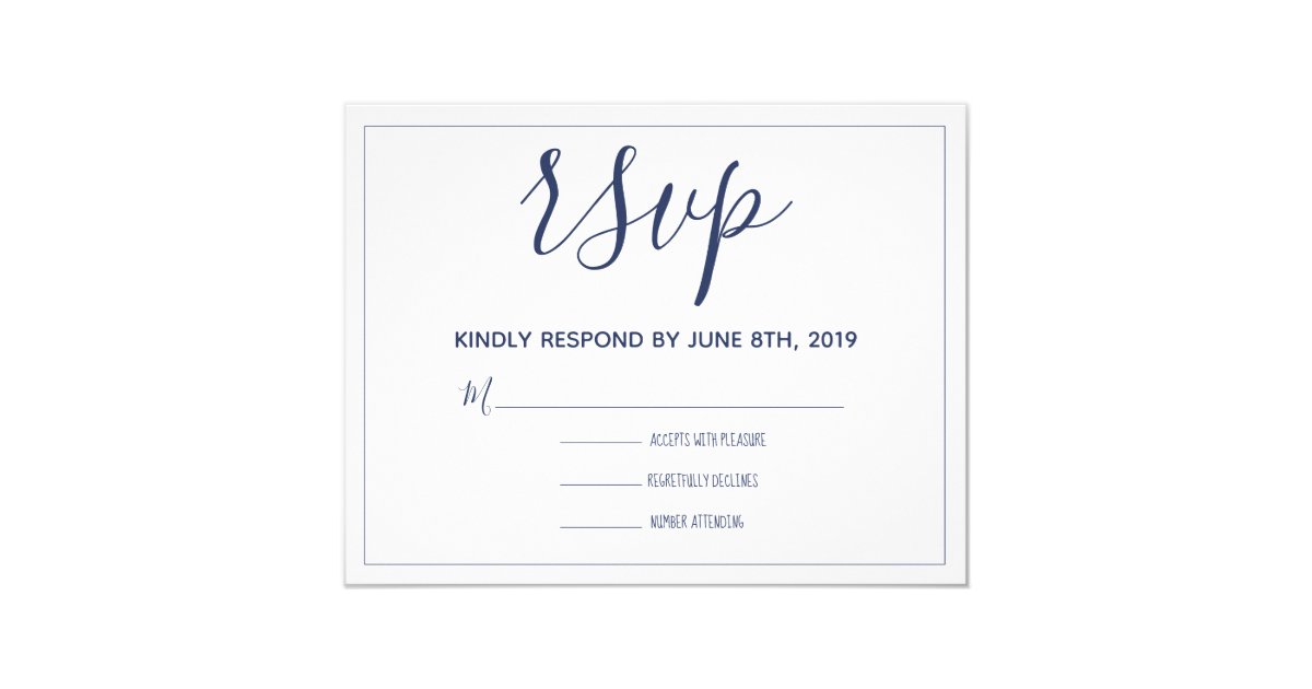 Rehearsal Dinner RSVP Invitation | Zazzle.com