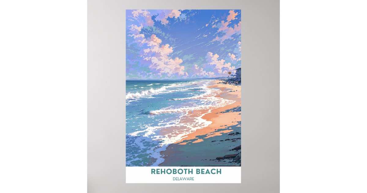 Rehoboth Beach, Delaware Poster | Zazzle