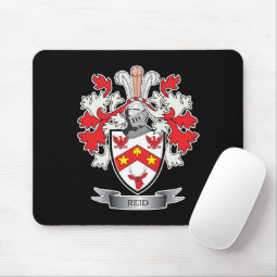 Reid Family Crest Coat of Arms Mouse Pad | Zazzle