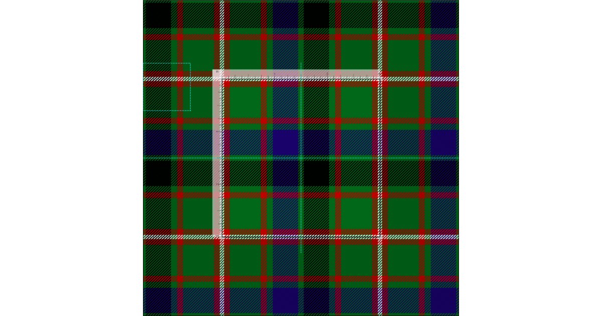 Reid Tartan Print Fabric | Zazzle