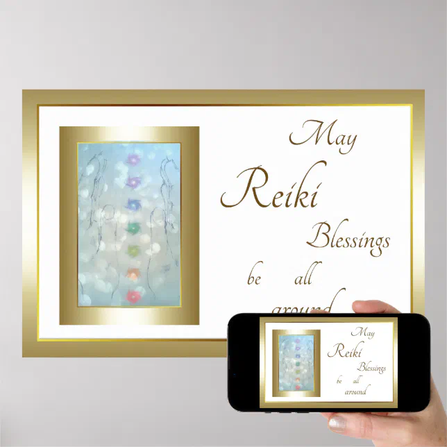 Reiki Blessings design Poster | Zazzle
