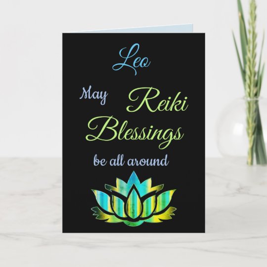 Reiki Blessings Get Well greeting Card | Zazzle.com