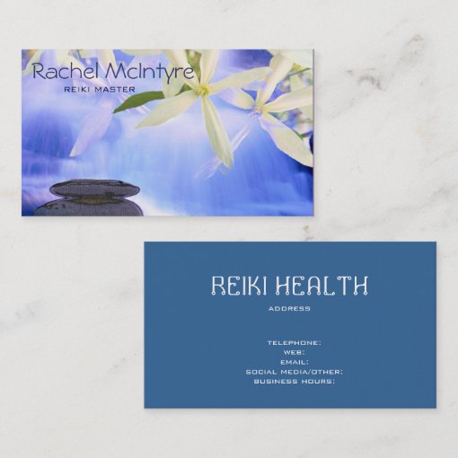 Reiki Business Card | Zazzle