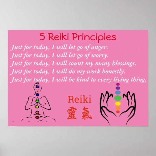 Reiki/Chakra Poster | Zazzle.com