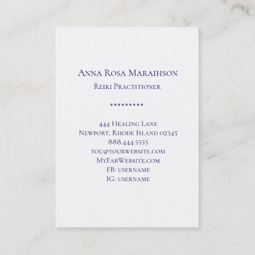 Reiki Flower of Life Yoga Astrology Universe Business Card | Zazzle