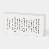 Reiki, Just for Today Box Sign, Black Lettering | Zazzle