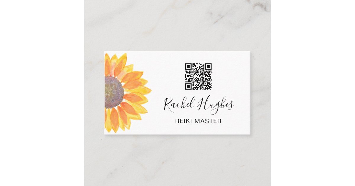 Reiki Master QR Code Business Card | Zazzle