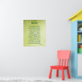 'Reiki' poem art poster | Zazzle