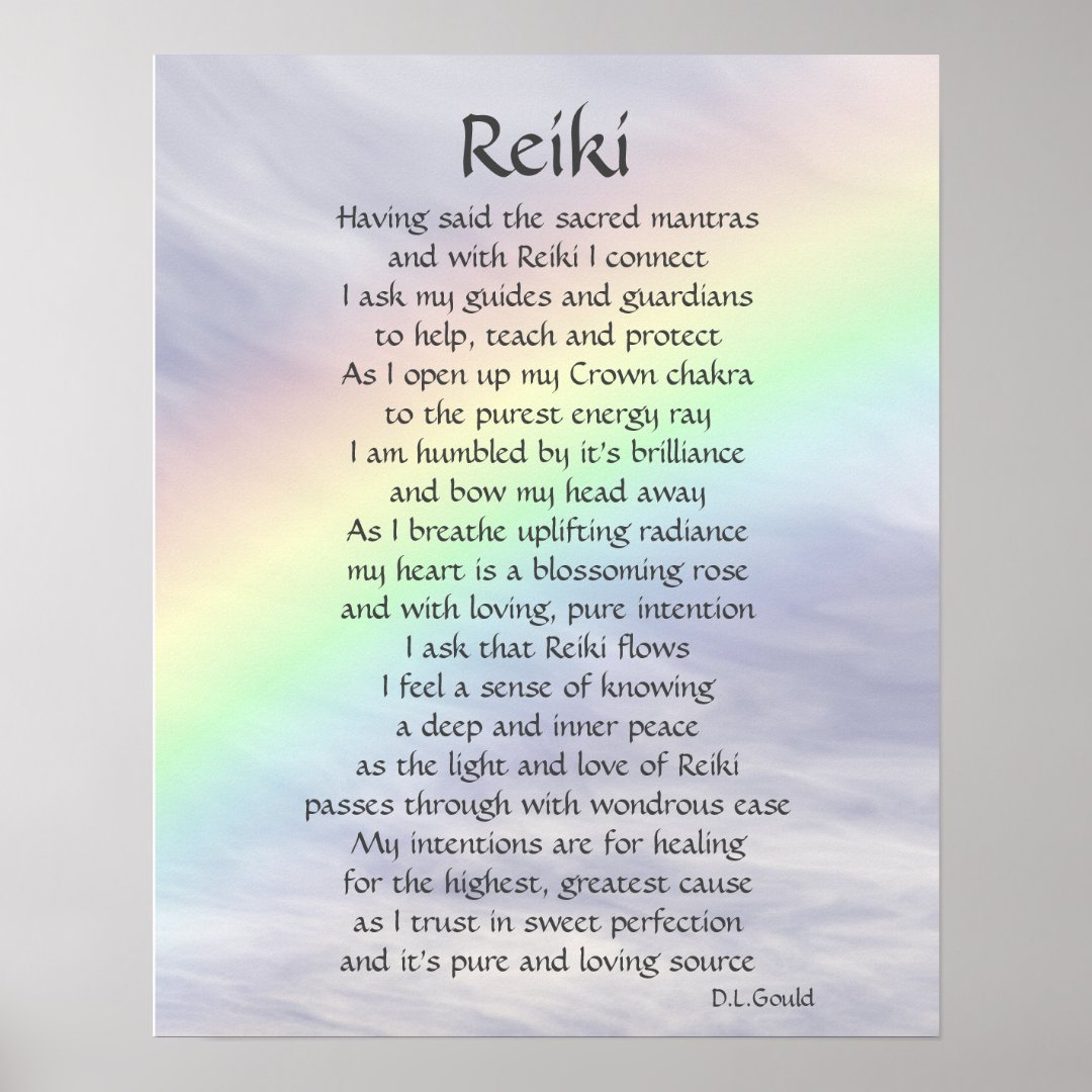 Reiki Poster | Zazzle