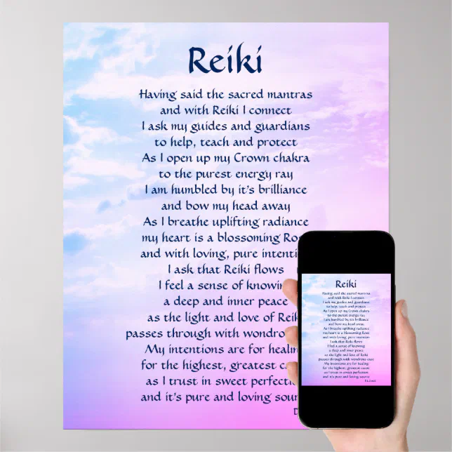 Reiki Poster | Zazzle