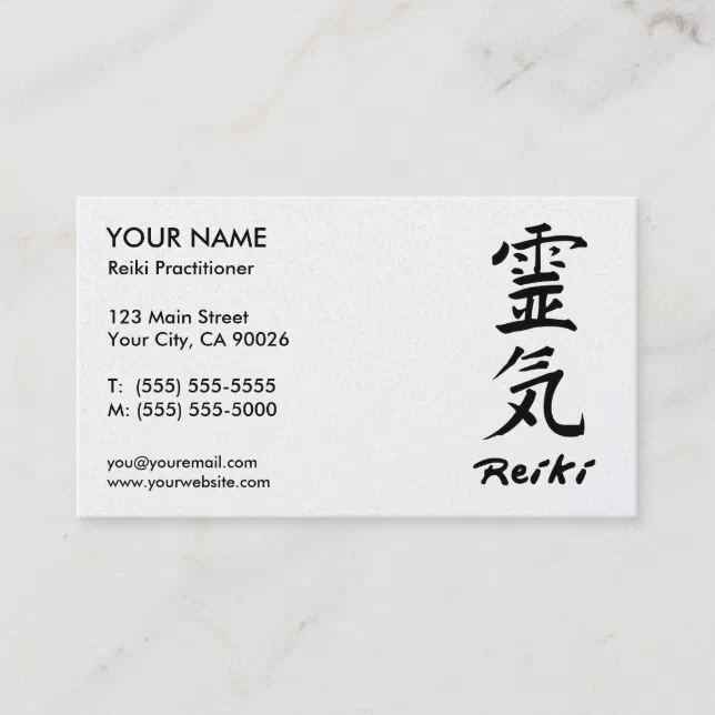 Reiki Practitioner Business Cards | Zazzle