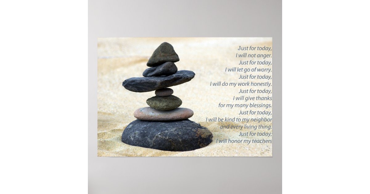 Reiki Principles Poster | Zazzle