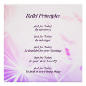 Reiki Principles Poster | Zazzle