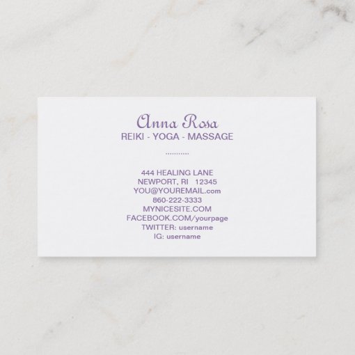 ~ Reiki Star Mandala Sacred Geometry Healer Business Card | Zazzle