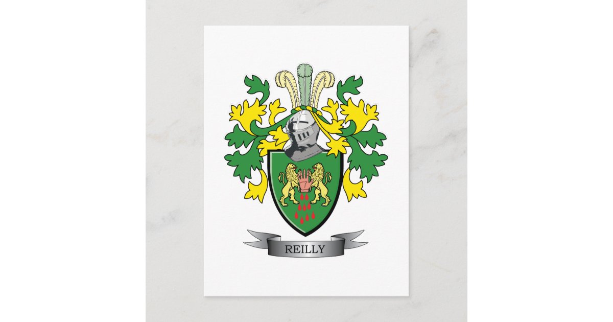 Reilly Coat of Arms Postcard | Zazzle