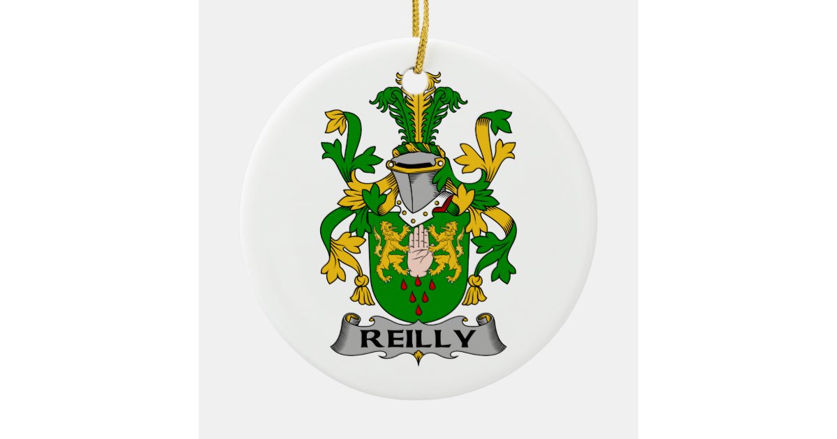 Reilly Family Crest Ceramic Ornament | Zazzle