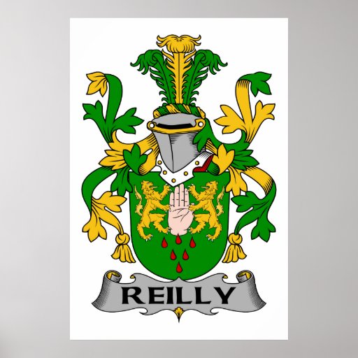 Reilly Family Crest Poster | Zazzle