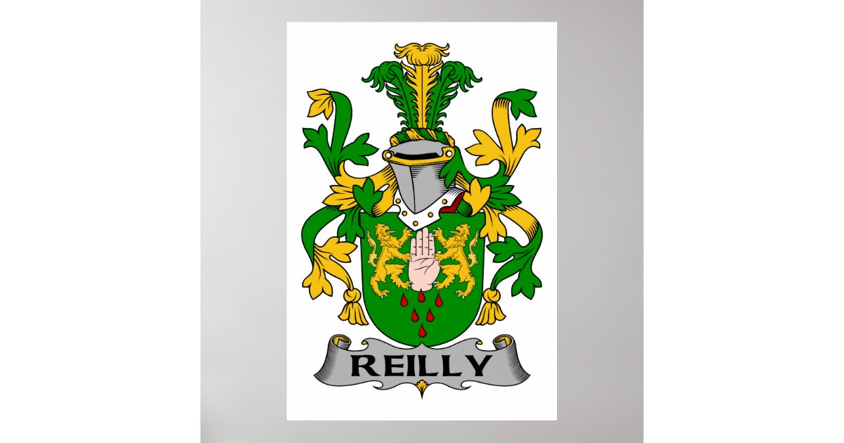 Reilly Family Crest Poster | Zazzle