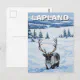 Reindeer in Lapland Finland Travel Postcard | Zazzle