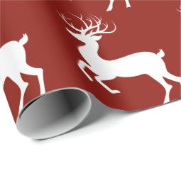 Reindeer wrapping paper | Zazzle
