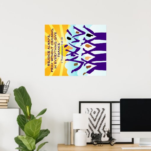Rejoice poster | Zazzle